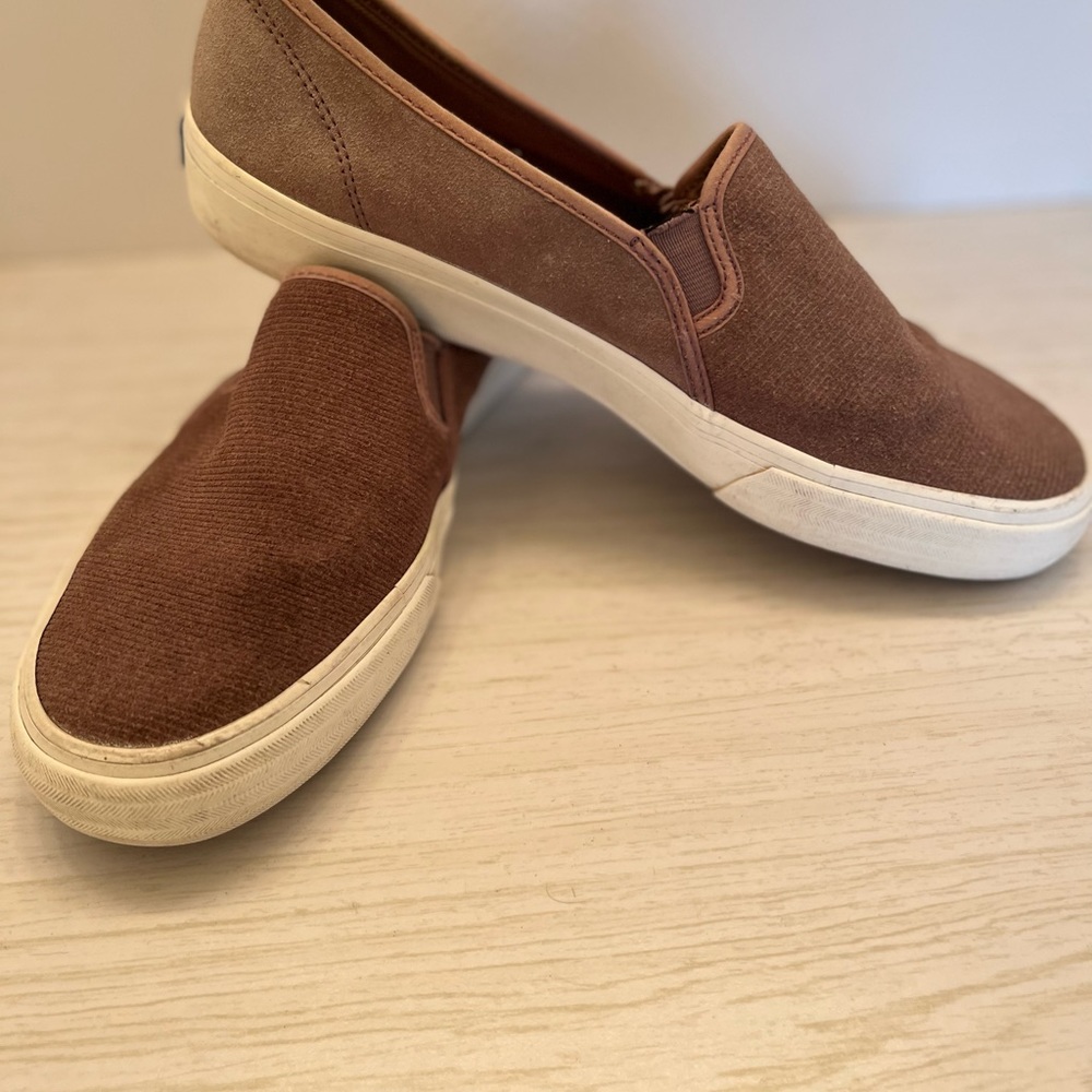 Keds Double Decker Suede Slip On Platform Womens Snea… - Gem